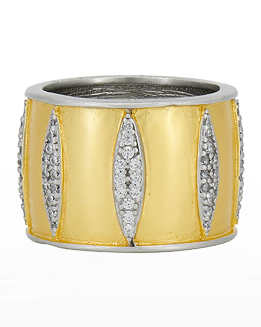Freida Rothman Wrapped in Petals Cigar Band Ring | Neiman Marcus