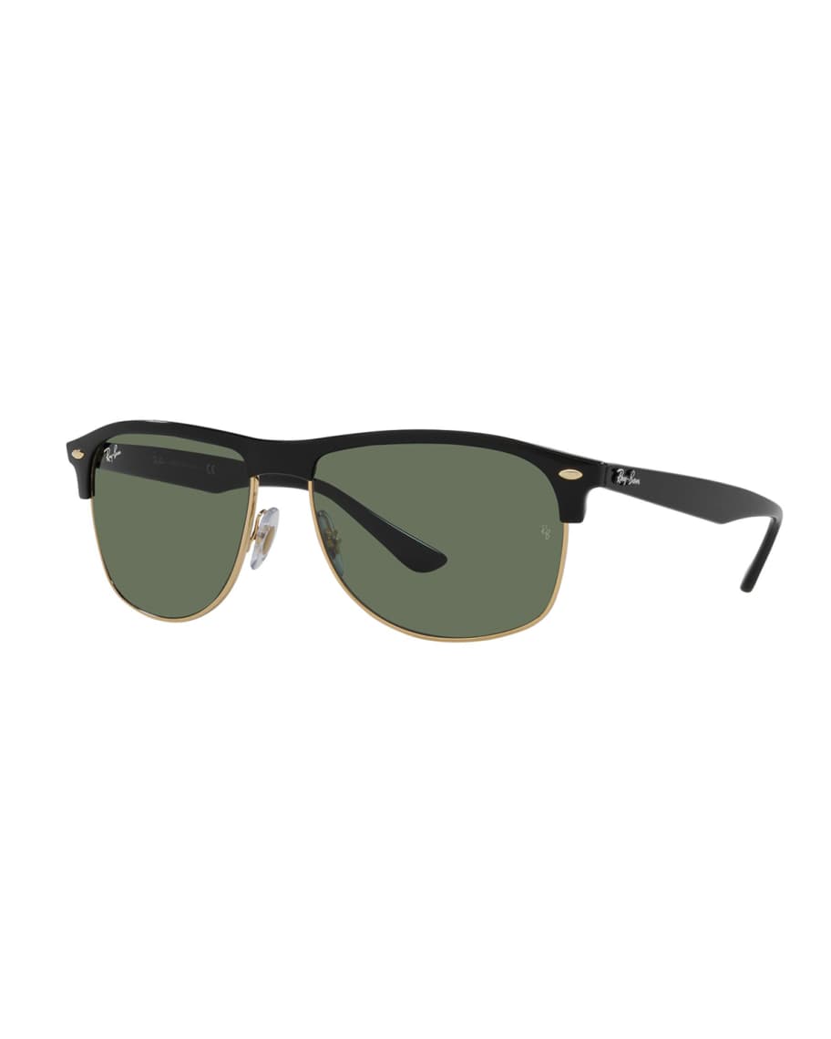 Ray-Ban Men's Square Half-Rim Plastic Sunglasses | Neiman Marcus