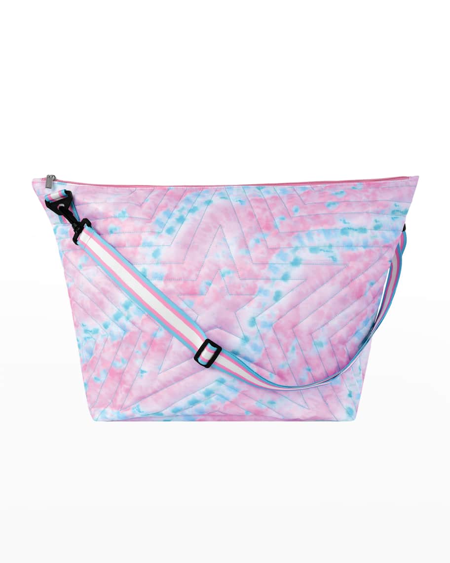 Iscream Silver Star Quilted Tie-Dye Weekender Bag | Neiman Marcus