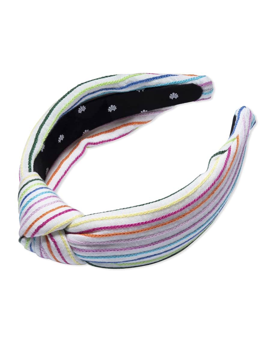 Lele Sadoughi x Solid & Striped Knotted Headband | Neiman Marcus