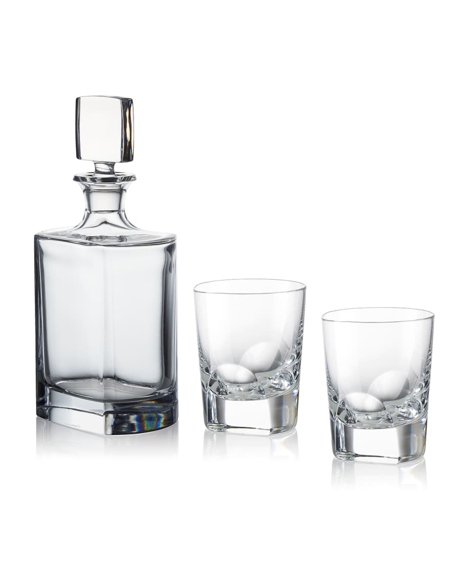 Rogaska Manhattan Decanter with DOF Glasses | Neiman Marcus