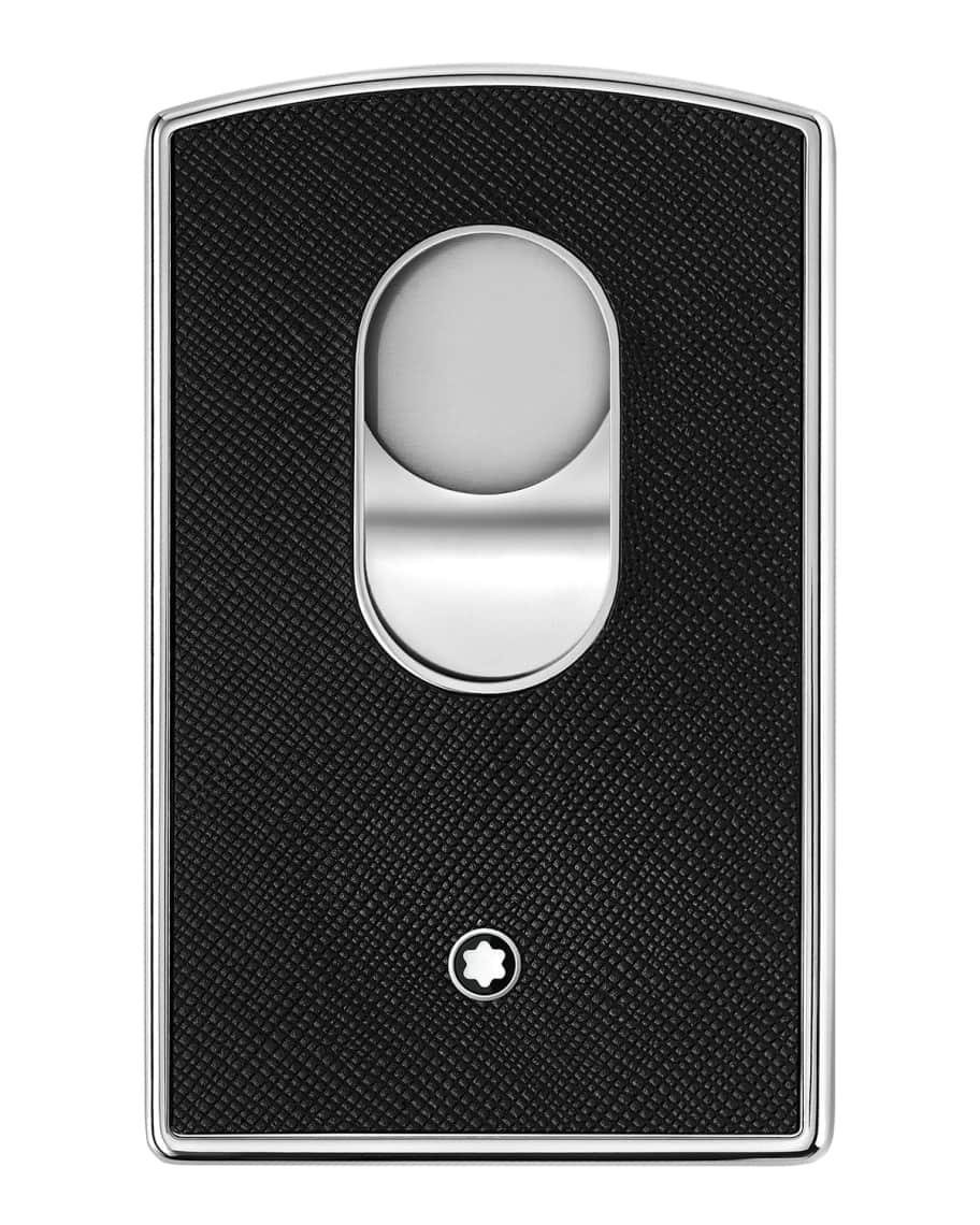 Montblanc Men's Saffiano Business Card Holder | Neiman Marcus