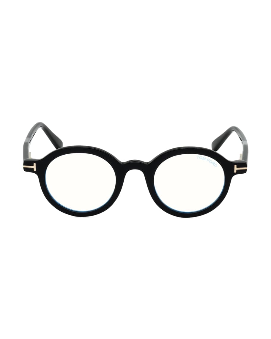 TOM FORD Men's Ft5664 Blue-Block Optical Frames | Neiman Marcus