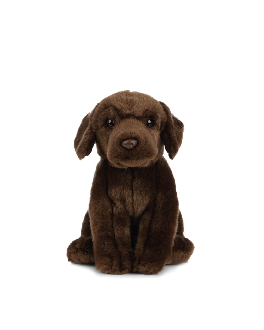 Living Nature Chocolate Labrador Plush Toy | Neiman Marcus