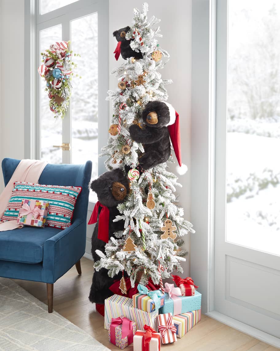 Ditz Designs By The Hen House Sweets Trio 6' Christmas Tree with Black ...