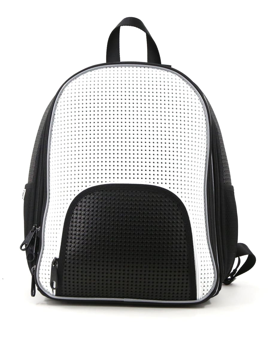 Light+Nine Kid's Level Silicone Backpack w/ Contrast Trim | Neiman Marcus