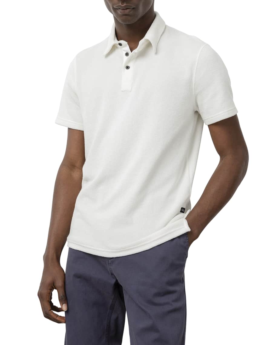 Rails Men's Rhen Terry Polo Shirt | Neiman Marcus