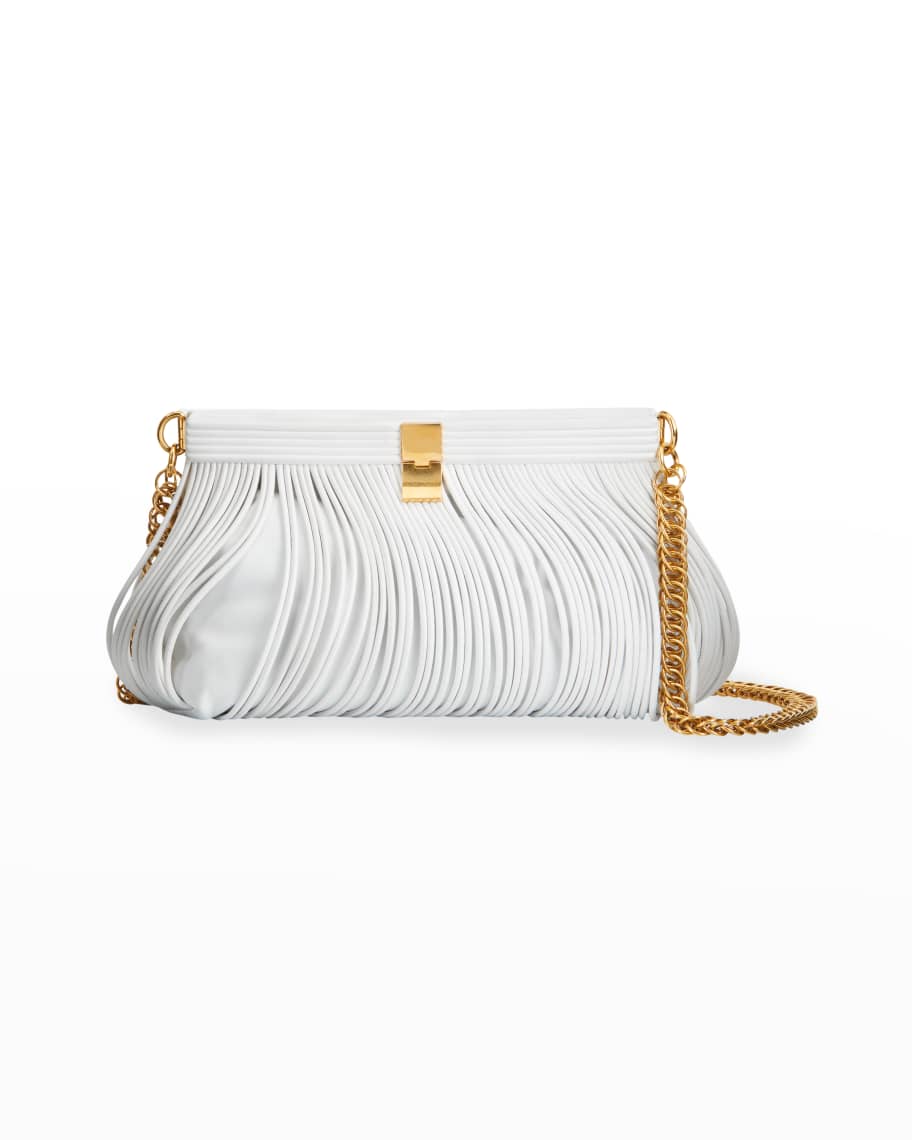 Proenza Schouler Rolo Fringe Napa Clutch Bag | Neiman Marcus