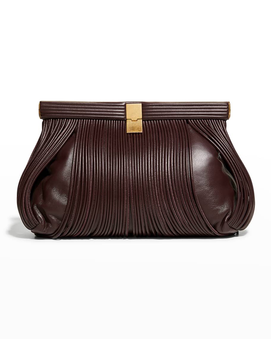 Proenza Schouler Rolo Fringe Napa Clutch Bag | Neiman Marcus