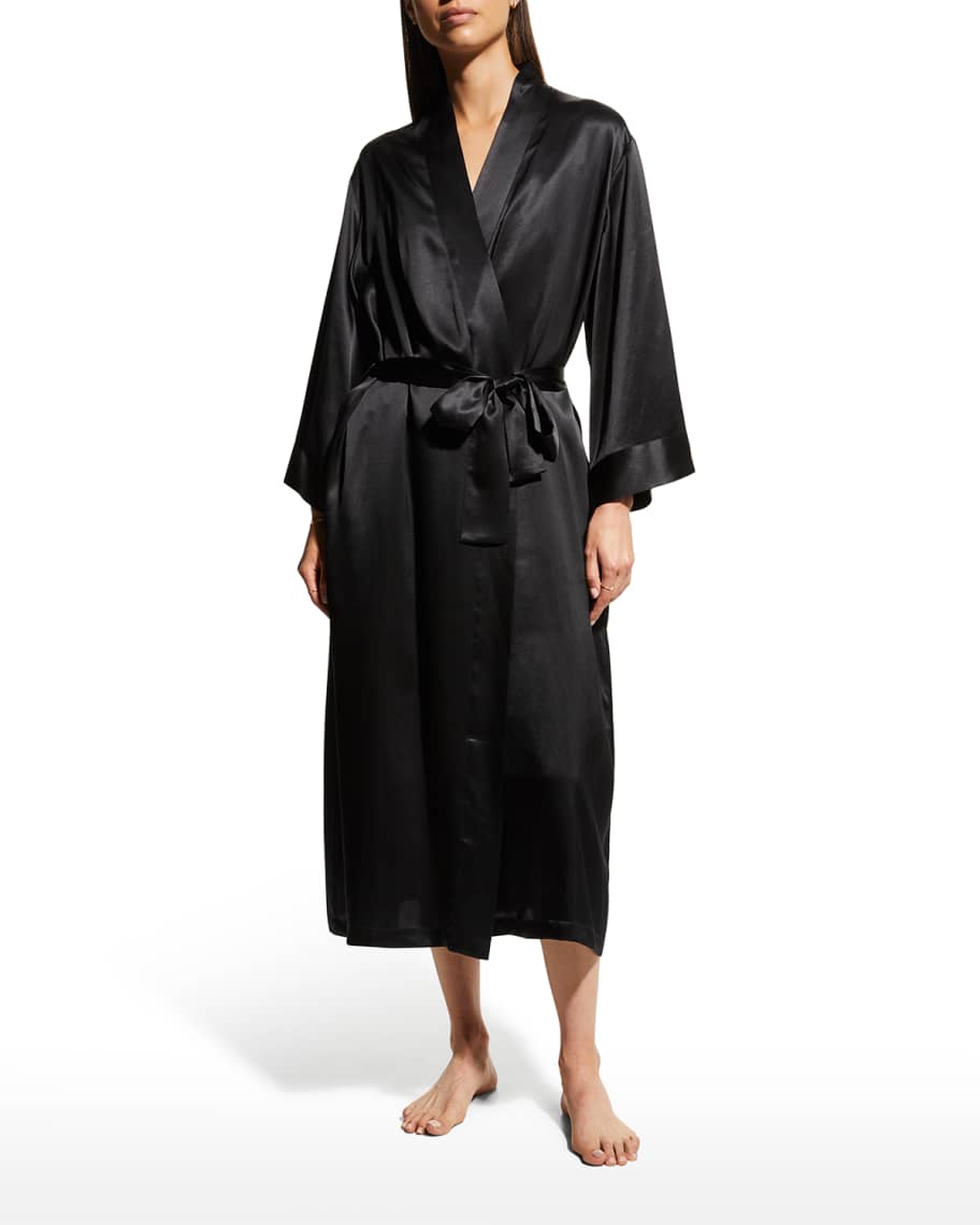Neiman Marcus Long Silk Robe | Neiman Marcus