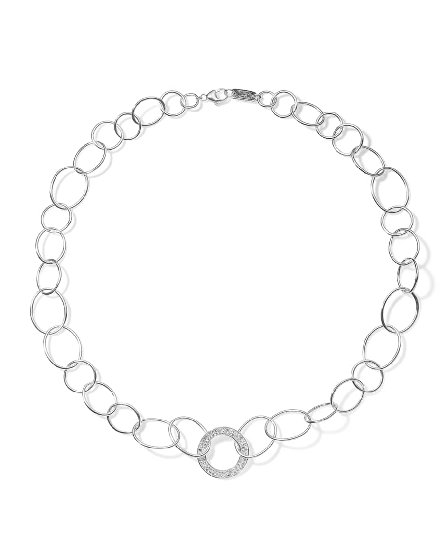 Ippolita Stardust Open Wavy Circle Chain Necklace | Neiman Marcus