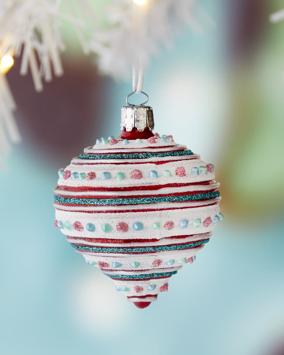 Neiman Marcus Ringel Drop Red Opal Christmas Ornament | Neiman Marcus