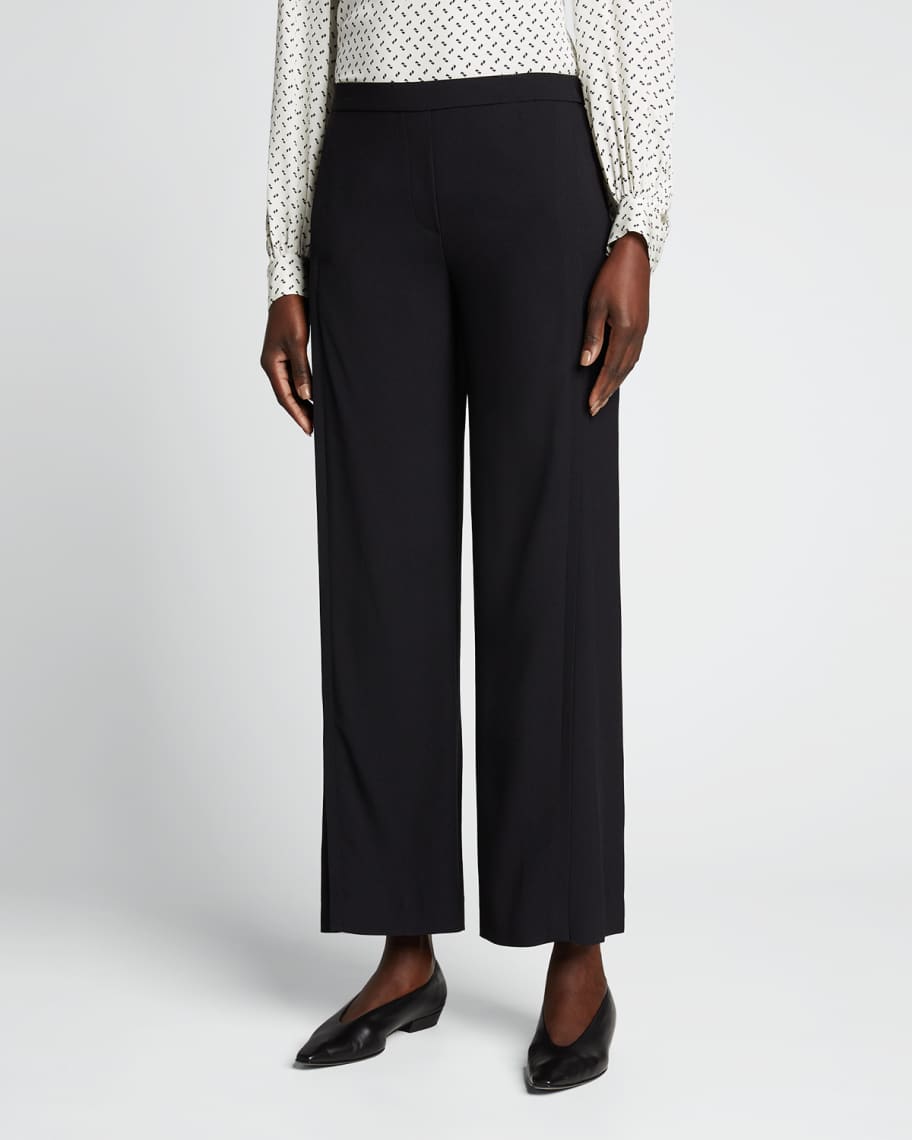 Theory Forward-Seam Eco Stretch Pants | Neiman Marcus