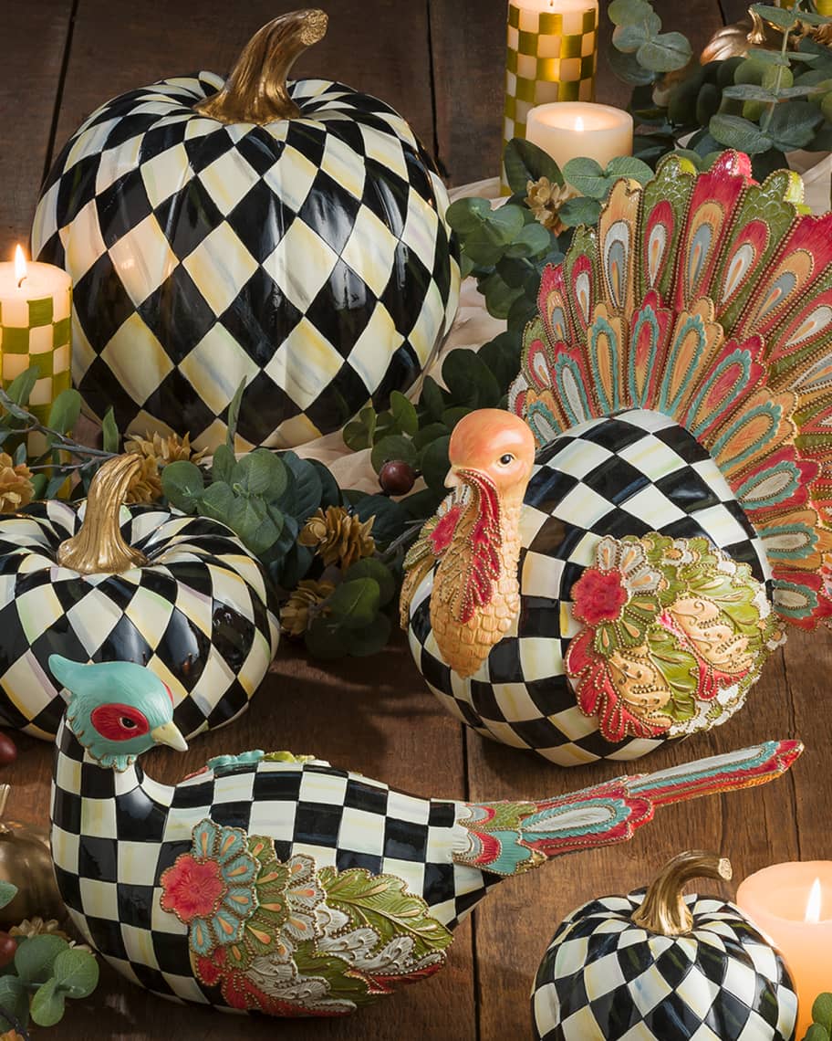 MacKenzie-Childs Aurora Turkey Thanksgiving Decor | Neiman Marcus