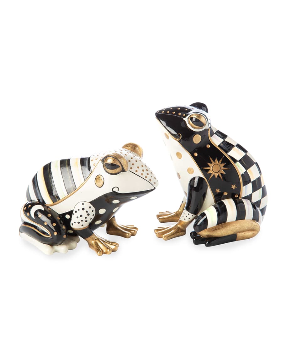 MacKenzie-Childs Cosmique Frogs, Set of 2 | Neiman Marcus