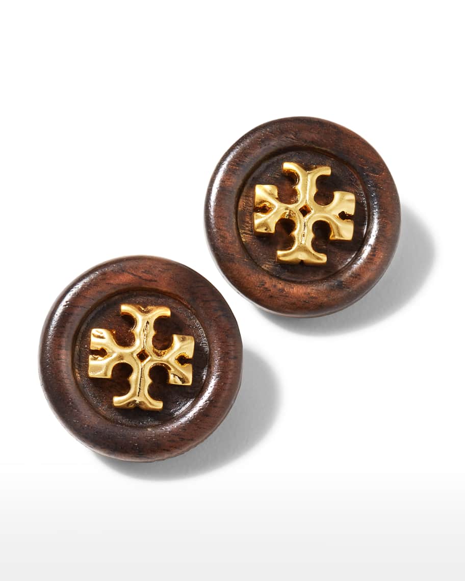 Tory Burch Roxanne Button Stud Earring | Neiman Marcus