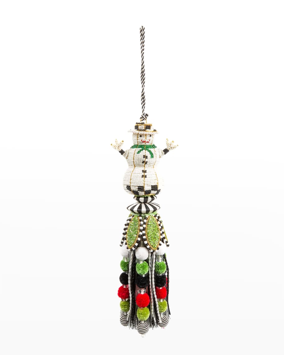 MacKenzie-Childs Snowman Tassel | Neiman Marcus