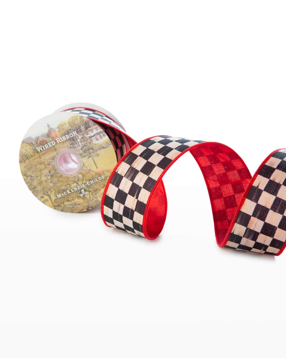 MacKenzie-Childs Courtly Check 2 In Ribbon Red | Neiman Marcus