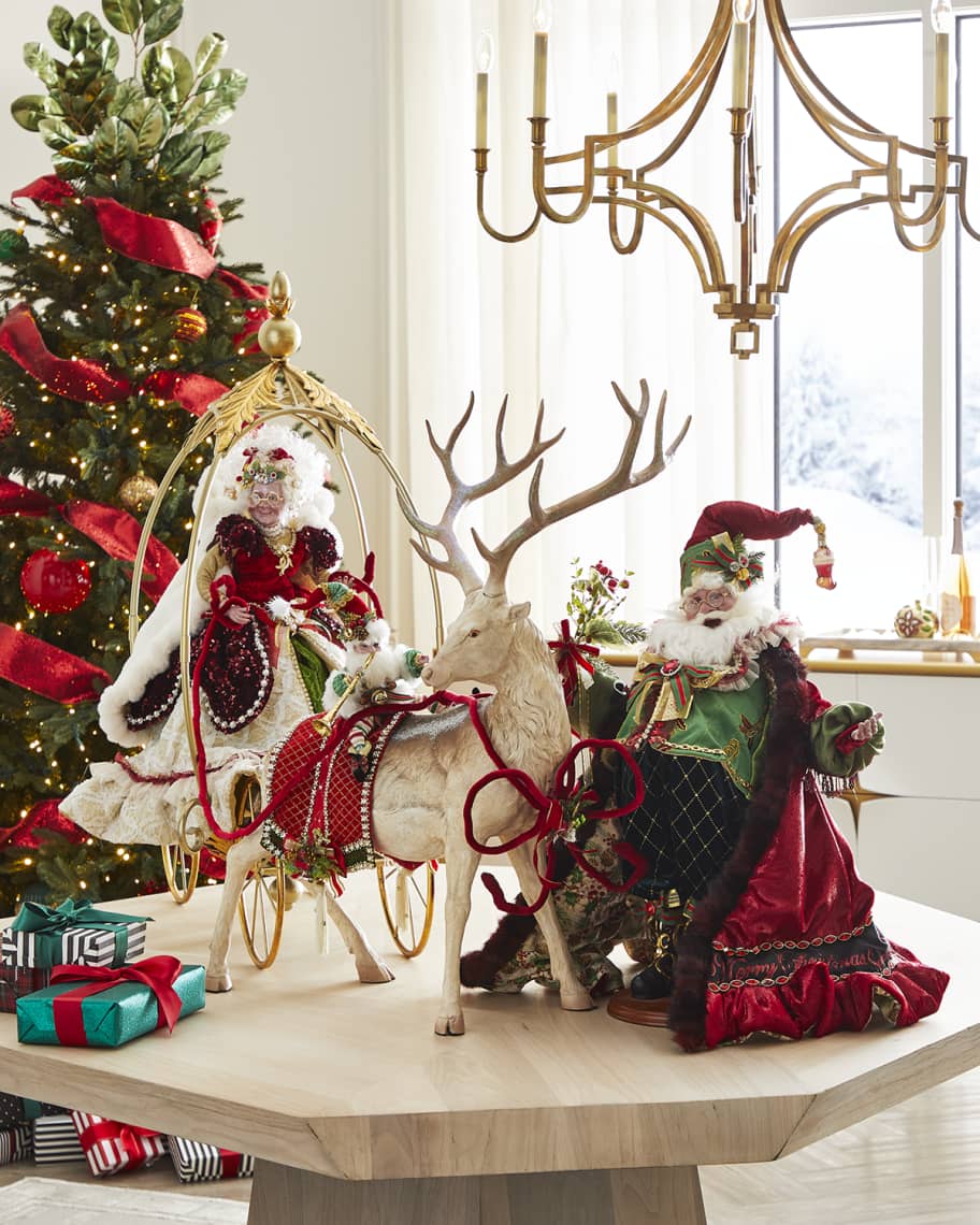 Mark Roberts Mr. & Mrs. Claus Carriage Set - 36" | Neiman Marcus