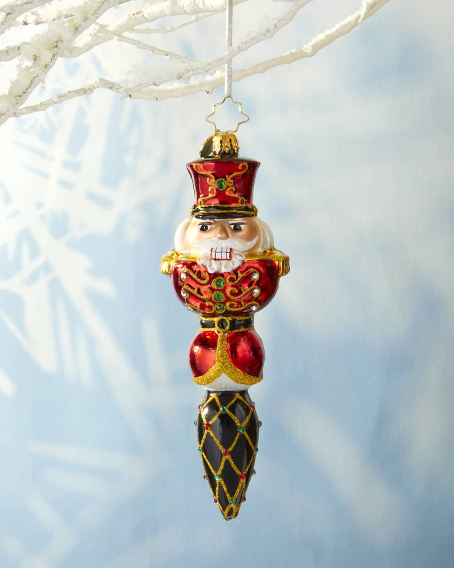 Christopher Radko Crimson Clad Nutcracker Ornament | Neiman Marcus