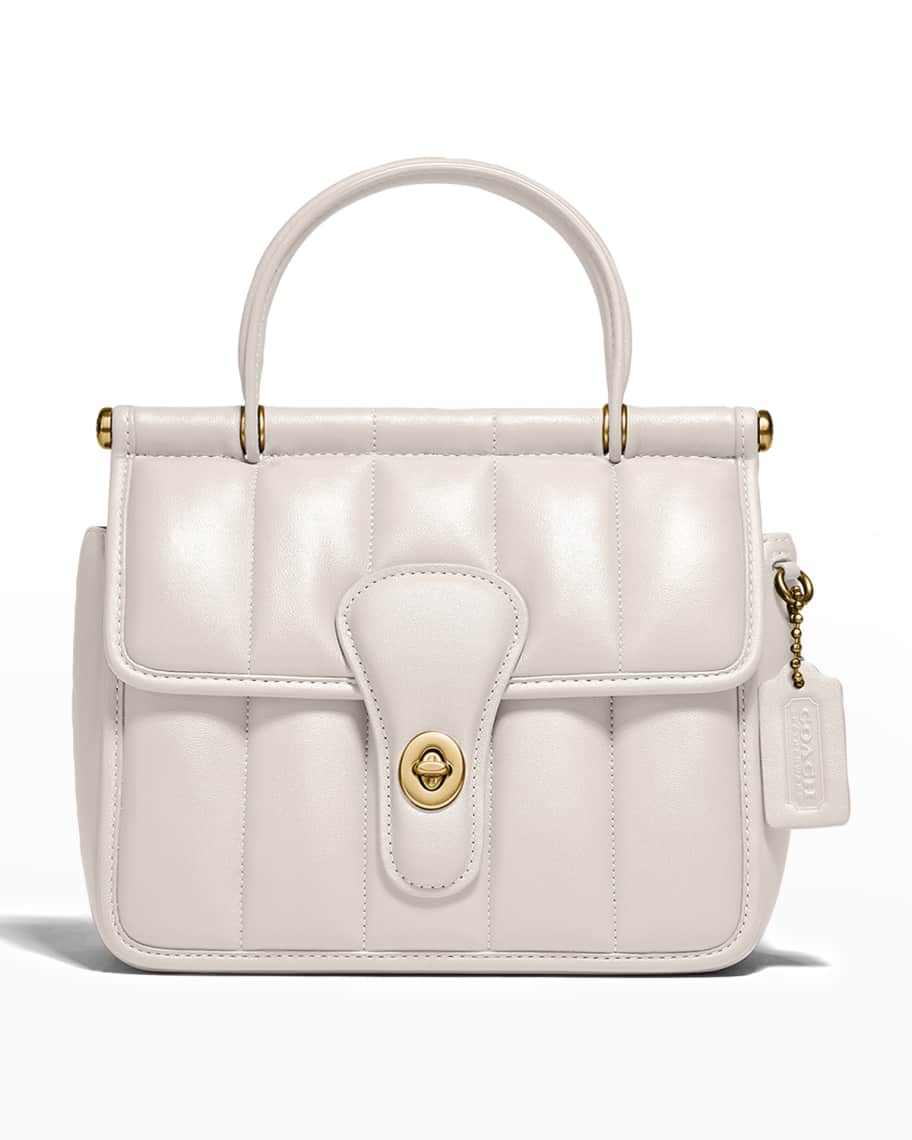 Coach Willis 18 Quilted Leather Top-Handle Bag | Neiman Marcus