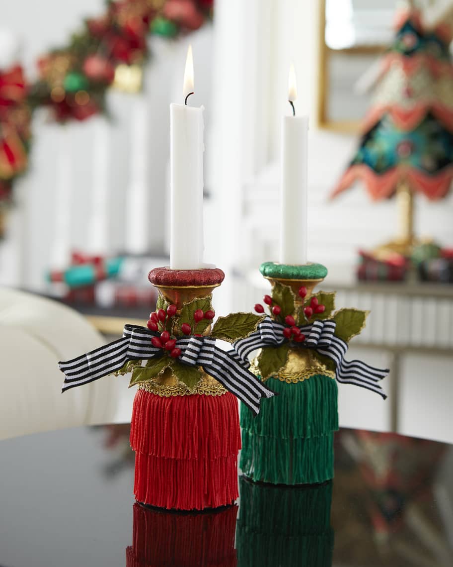 Katherine's Collection Merry And Bright Candlesticks, Set Of 2 | Neiman ...