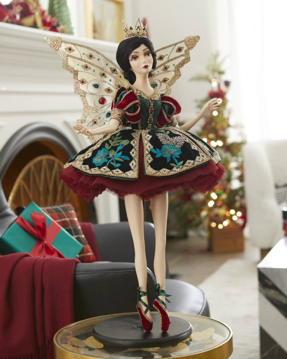 Katherine's Collection Ruby Reign Standing Fairy Ballerina Doll ...