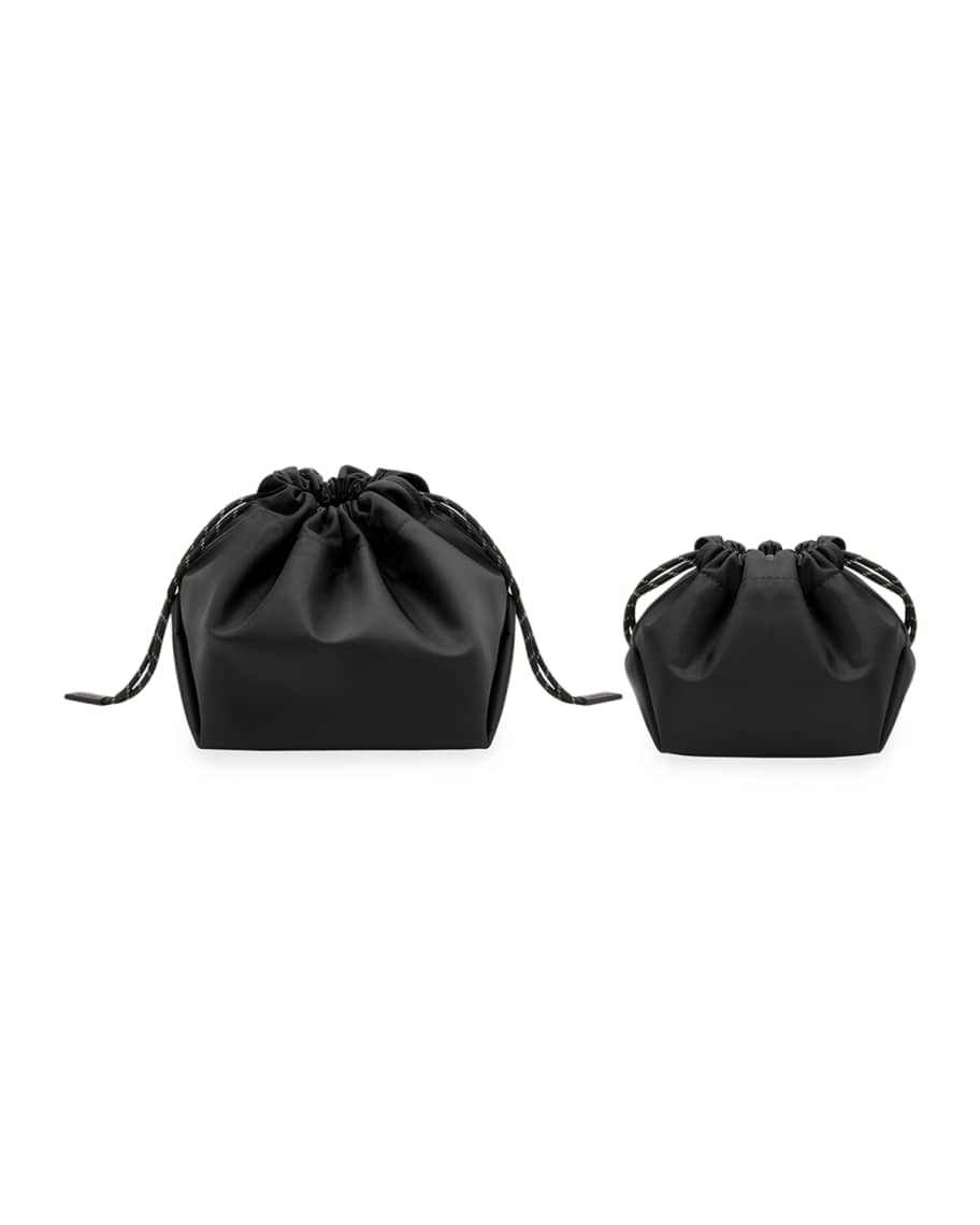 Transience Water-Resistant Nylon Drawstring Pouch Set | Neiman Marcus