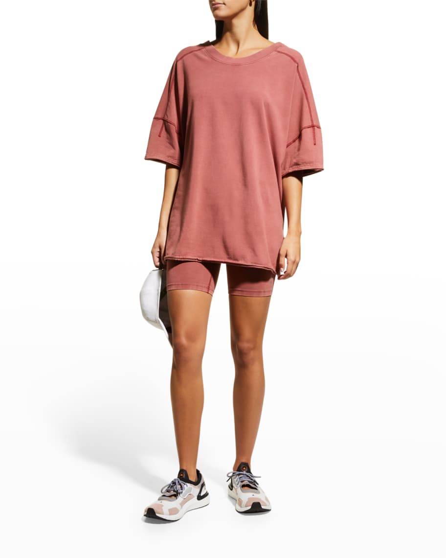 FP Movement by Free People Hot Shot Reversible Tee & Biker Shorts Set ...