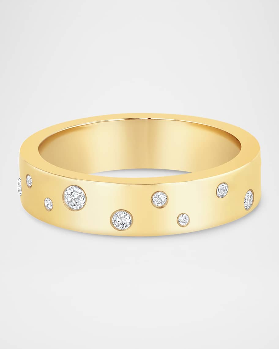 64 Facets Stardust 18K Yellow Gold Constellation Ring with Diamonds, Size 6 | Neiman Marcus