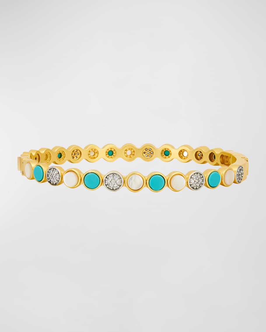 Freida Rothman Coastal Disc Hinge Bangle | Neiman Marcus