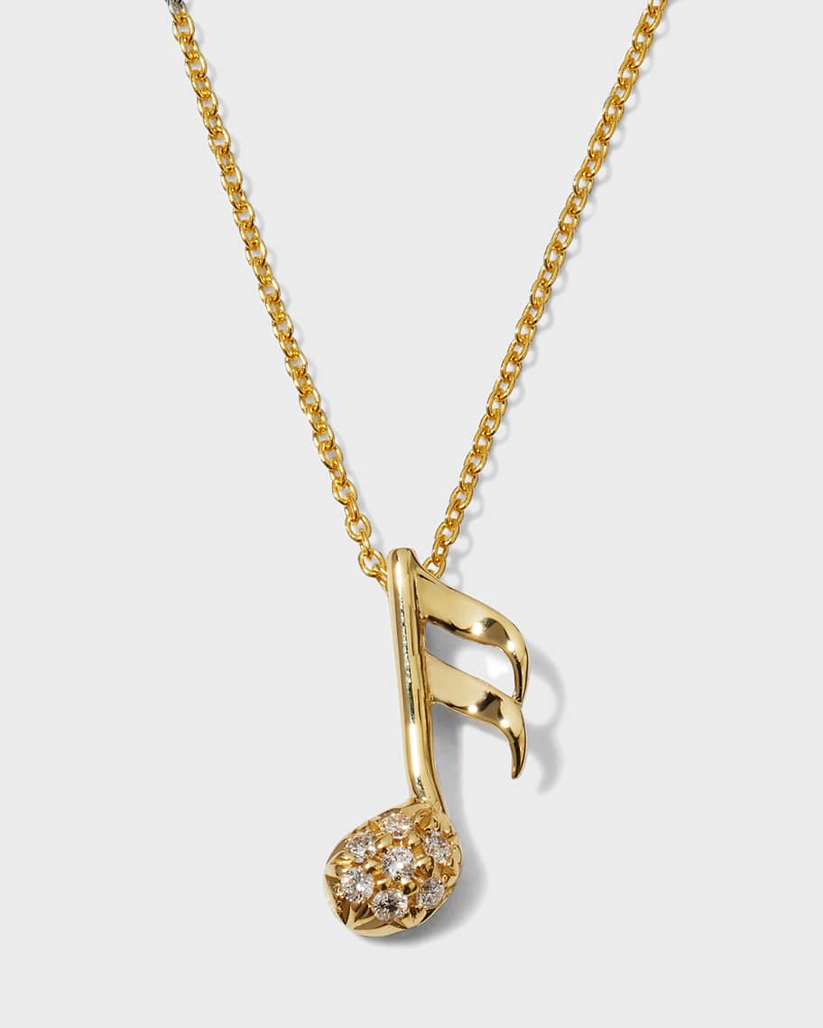 Roberto Coin Music Note Tiny Treasure Necklace | Neiman Marcus