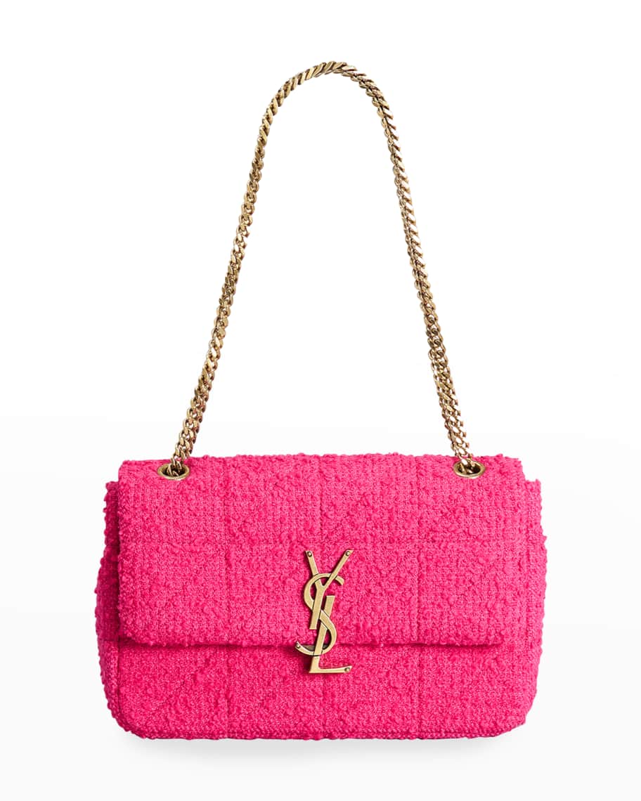 Saint Laurent Jamie Medium YSL Patchwork Boucle Tweed Shoulder Bag ...