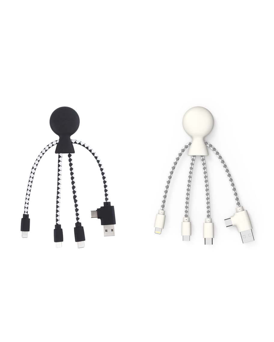 Xoopar Mr. Bio Eco-Friendly Universal Multi Charging Cables, Set of 2 ...
