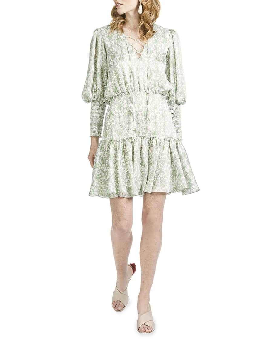 Sachin & Babi Samarah Toile-Print Mini Dress | Neiman Marcus