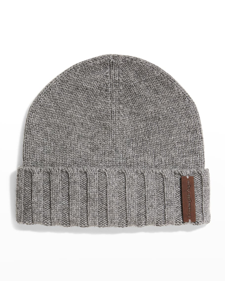 ZEGNA Men's Cashmere Beanie Hat | Neiman Marcus