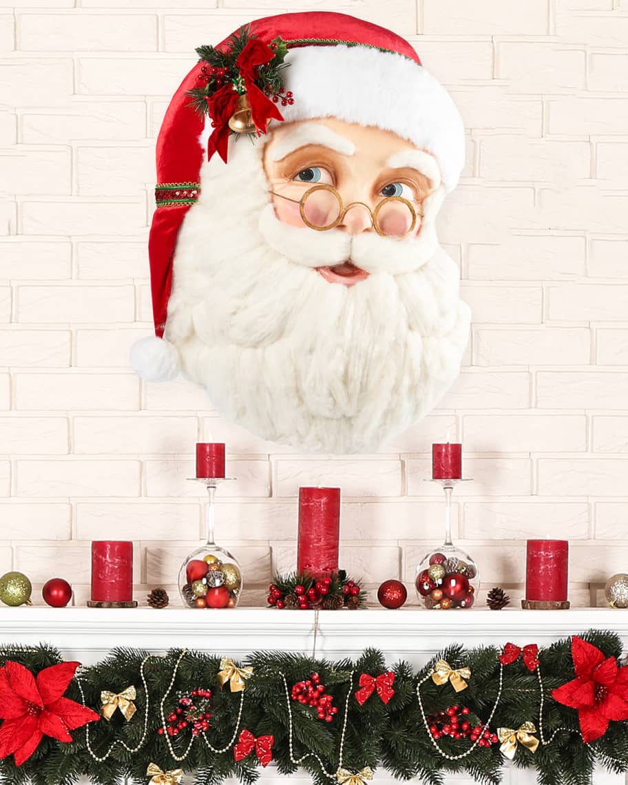 Katherine's Collection Large Santa Wall Mask | Neiman Marcus