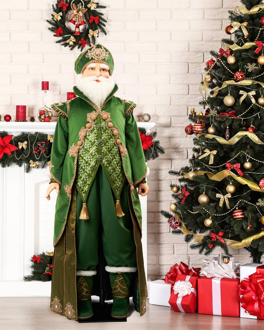 Katherine's Collection Nicholas Greene Life Size Santa Doll | Neiman Marcus