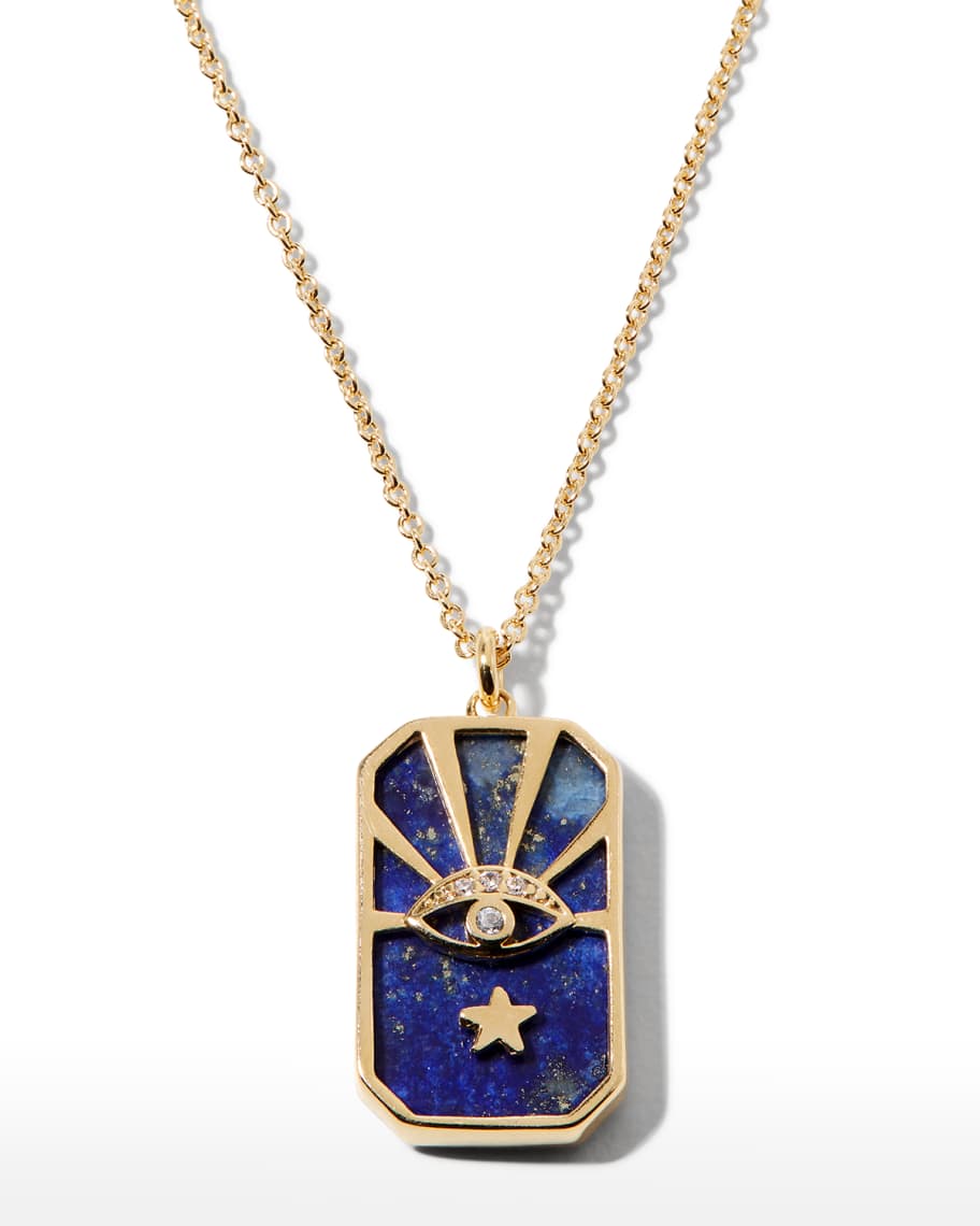 Tai Lapis Eye Pendant Necklace | Neiman Marcus