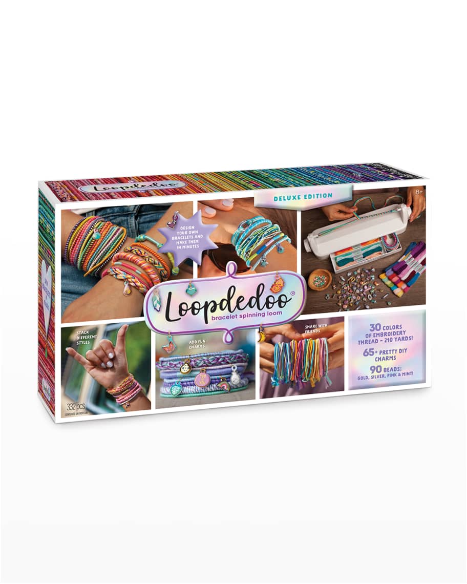 Ann Williams Kid's Loopdedoo Deluxe Edition Spinning Loom Bracelet Set ...