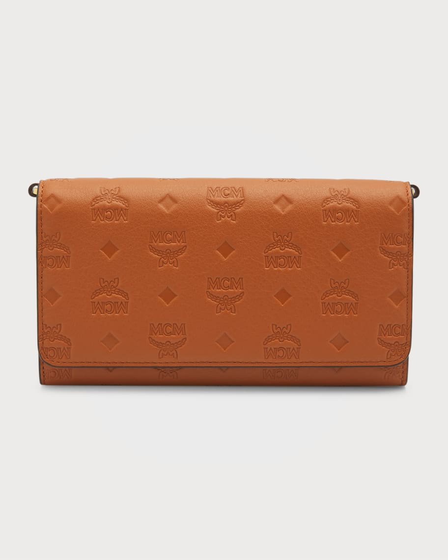 MCM Klara Monogram Smartphone Case w/ Shoulder Strap | Neiman Marcus