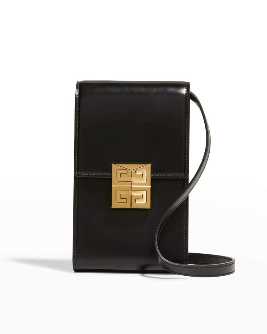 Givenchy 4G Mini Vertical Leather Pouch Bag | Neiman Marcus