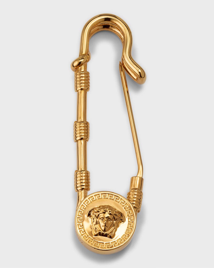 Versace Medusa Safety Pin | Neiman Marcus