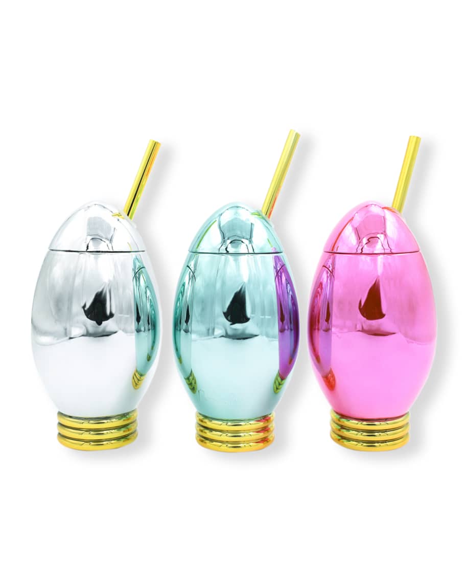 Packed Party 3-Pack of Electroplated Mini Light Cups | Neiman Marcus