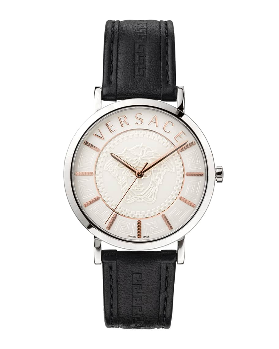 Versace Men's 40mm V-Essential Watch | Neiman Marcus