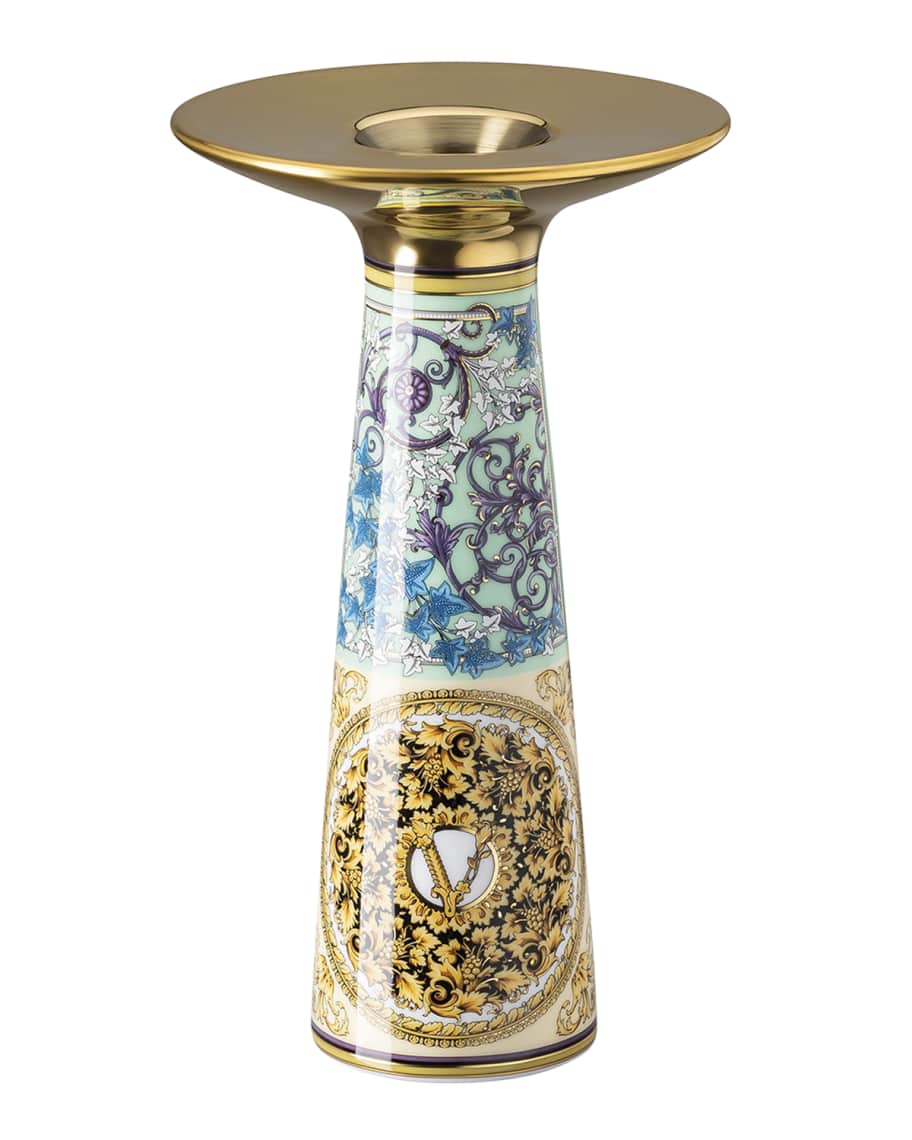 Versace Barocco Mosaic Vase/Candleholder - 7" | Neiman Marcus