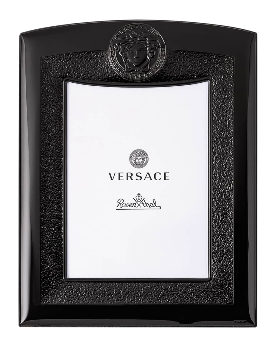 Versace VHF7 Picture Frame in Black, 5x7 | Neiman Marcus
