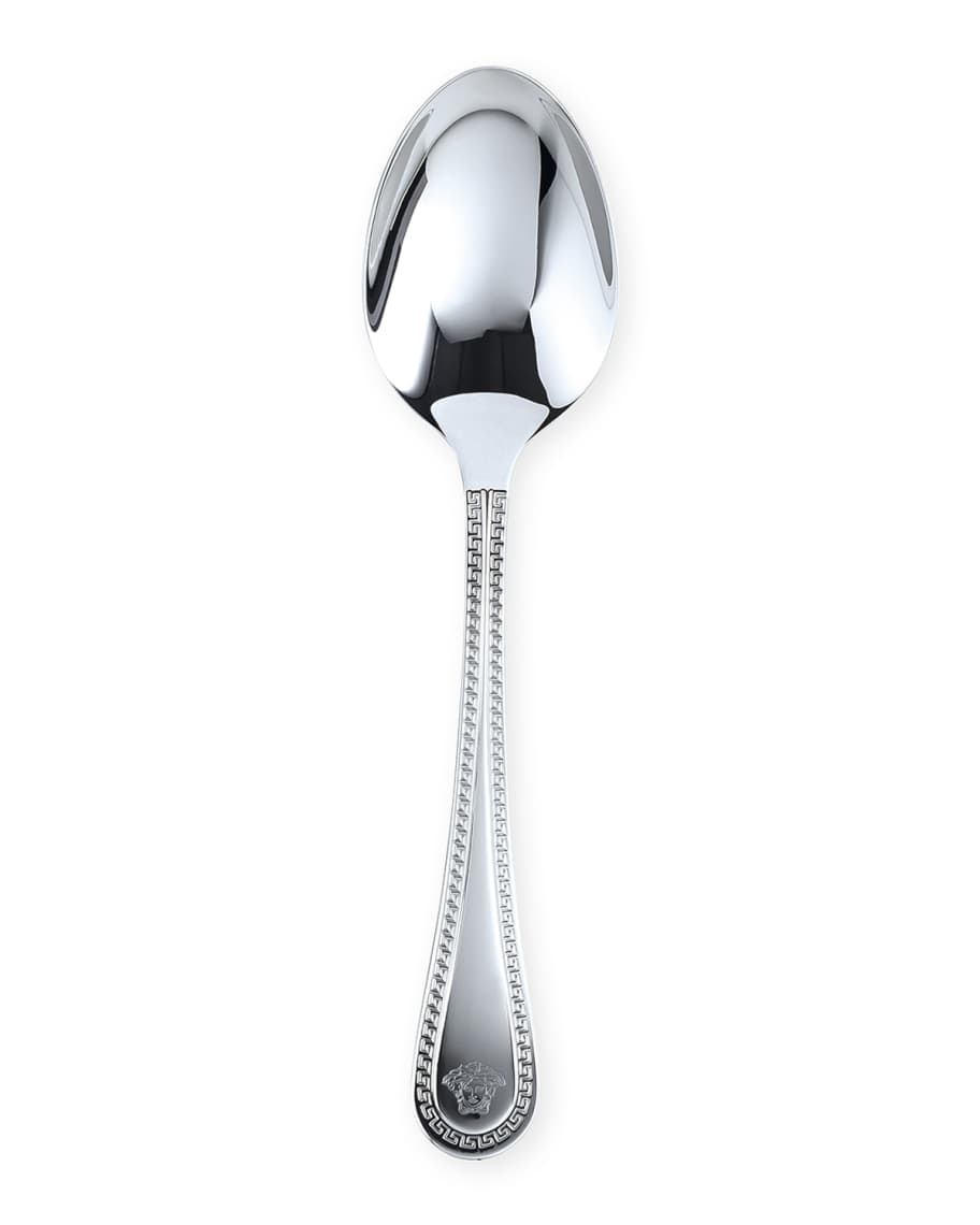 Versace Versace Greca Stainless Steel Dessert Spoon | Neiman Marcus