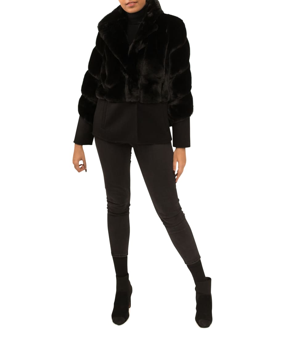 Belle Fare Faux Fur Short Jacket | Neiman Marcus
