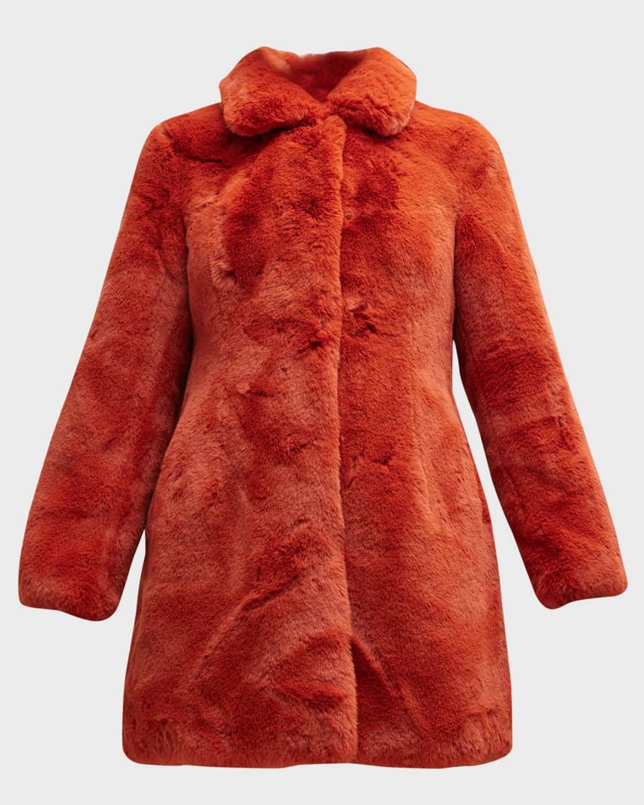 Belle Fare Faux Fur Oversized Jacket | Neiman Marcus